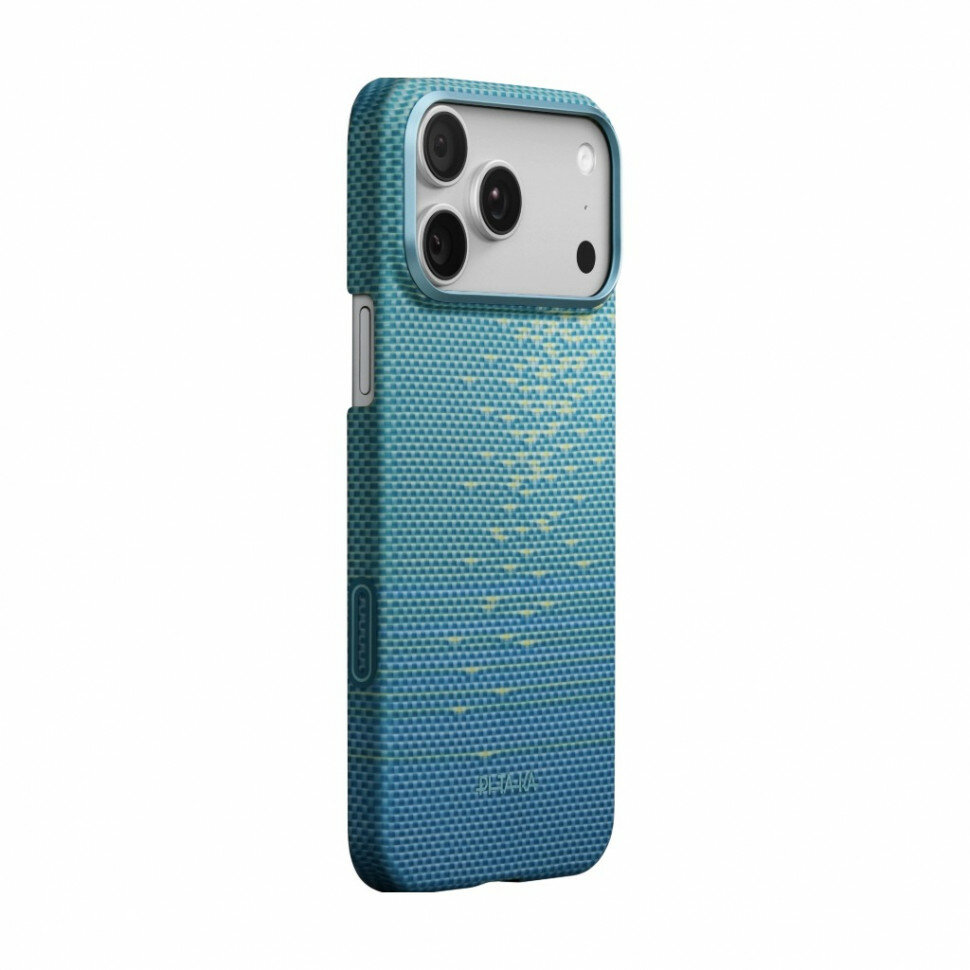 Чехол PITAKA Ultra-Slim Case для iPhone 17 Pro - Lucid Blue голубой