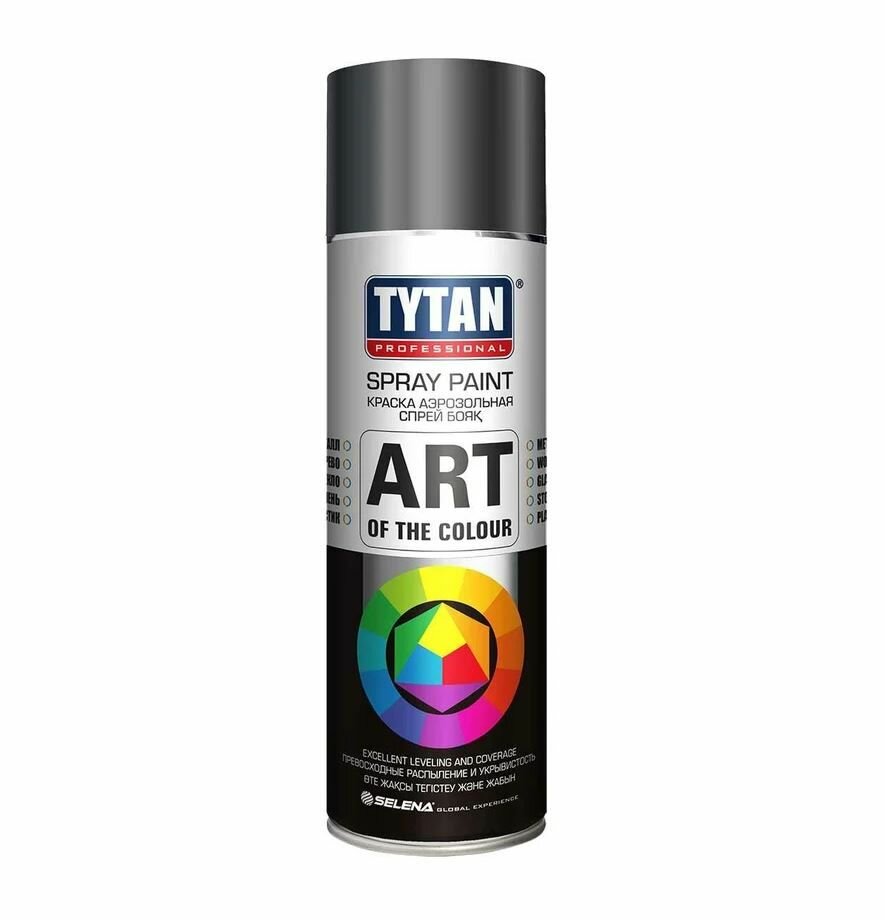 TYTAN Professional Art of the colour краска аэрозольная по ржавчине с молот. эффектом серая 400 мл