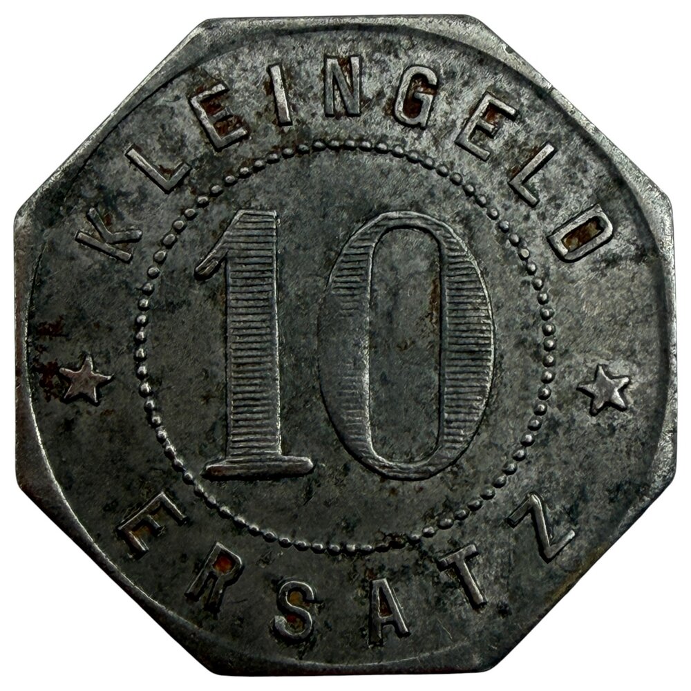 Германия, Германская империя, Лойткирх 10 пфеннигов 1918 г.