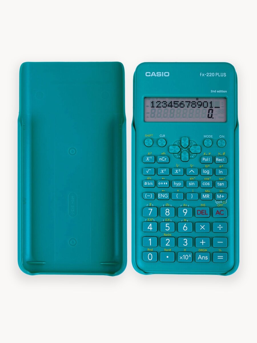 Калькулятор инженерный непрограммируемый научный для ЕГЭ Casio Fx-220plus-2-s (155х78 мм), 181 функция, питание от батареи, 250393