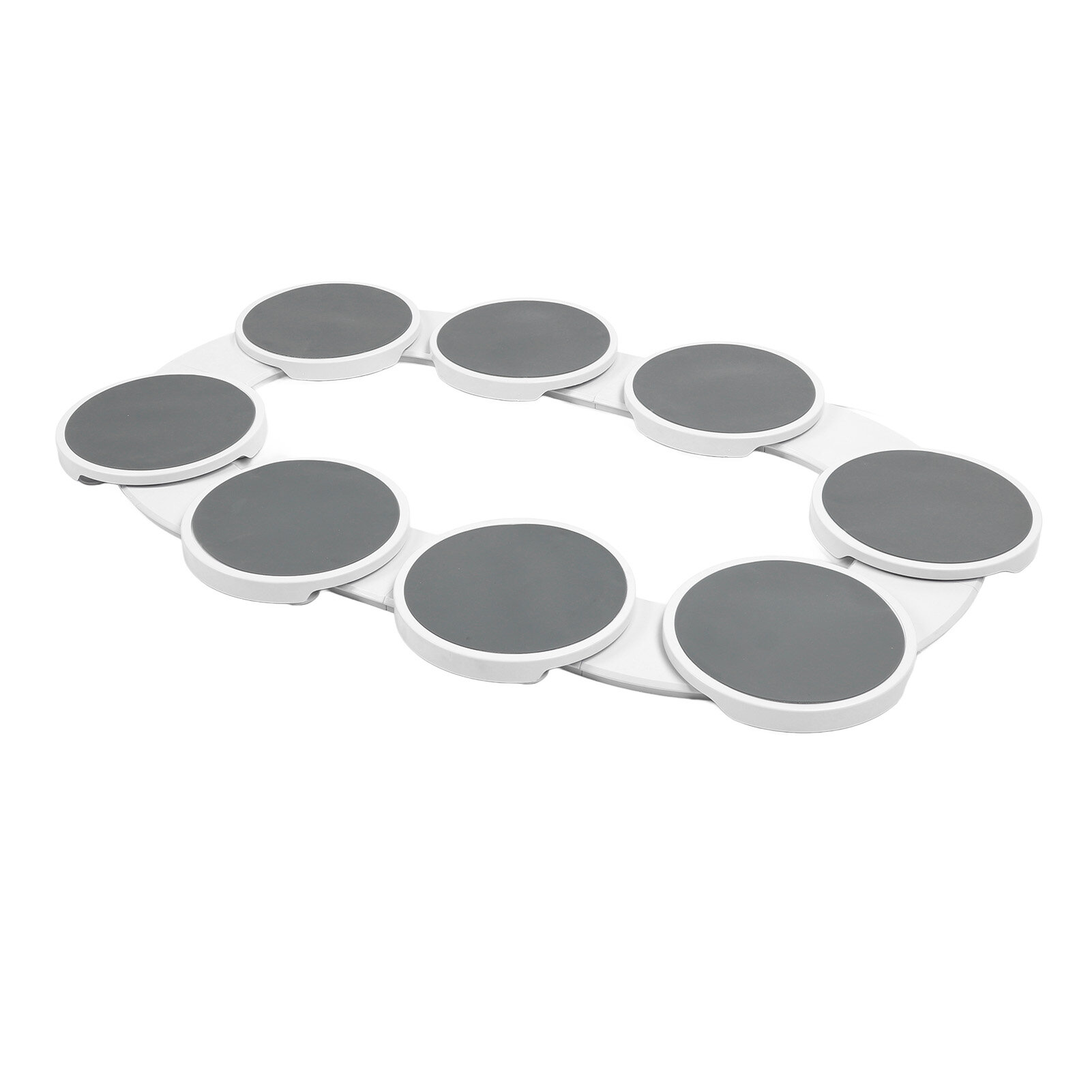Turntable для шкафа 360 градусов вращения Стurdy Versatile Heat Лarder Кухонный столешничный Турнтейбл для прямоугольного обеденного стола, 8 штук, с 4 прямыми рельсами, 4 кривыми рельсами и набором клеевых подушек