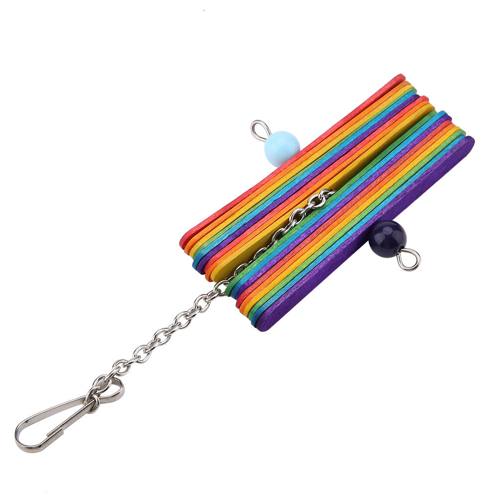 Игрушка для домашних животных, попугай, интерактивный деревянный попугай, жевательные зубы, шлифовальные палочки, игрушки