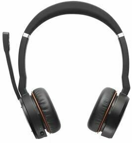 Беспроводные наушники Jabra Evolve 75 SE (MS) с микрофоном + адаптер для ПК (USB-А) / Bluetooth / ANC, активное шумоподавление / гарнитура для компьютера, смартфона / Stereo (Cтерео) (7599-842-109)