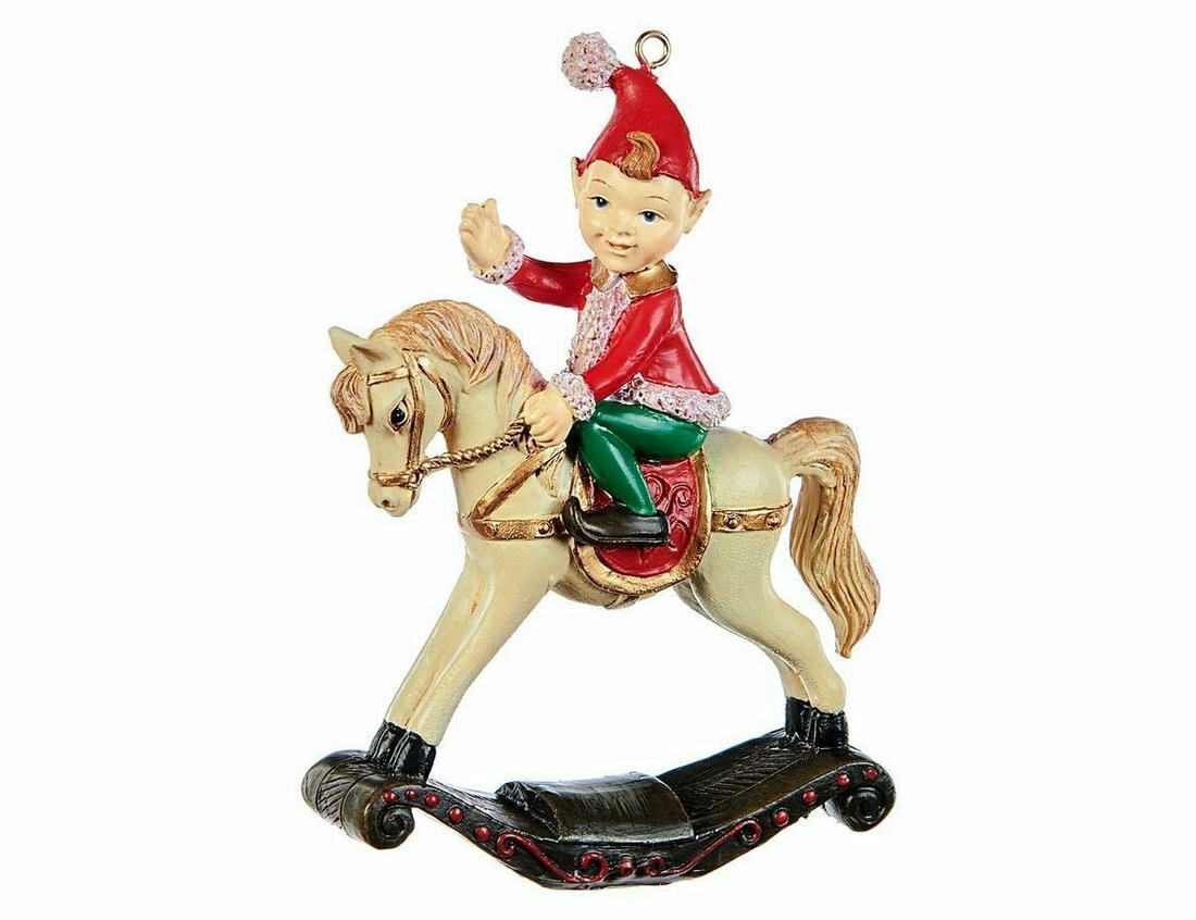 Елочная игрушка, полистоун, 13 см, Goodwill