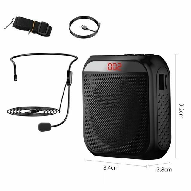 Трансляционный усилитель, трансляционный громкоговоритель, Микрофон усилитель голоса, Микрофоны для презентаций в помещении и на улице, для учителей и гидов, Оригинал