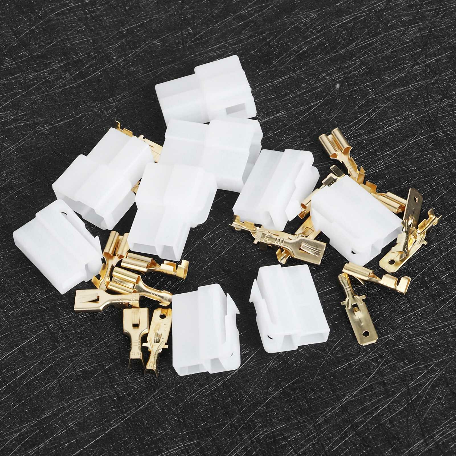 2-контактный разъем питания T-типа для автомобильного радиоприемника, набор разъемов для Kenwood