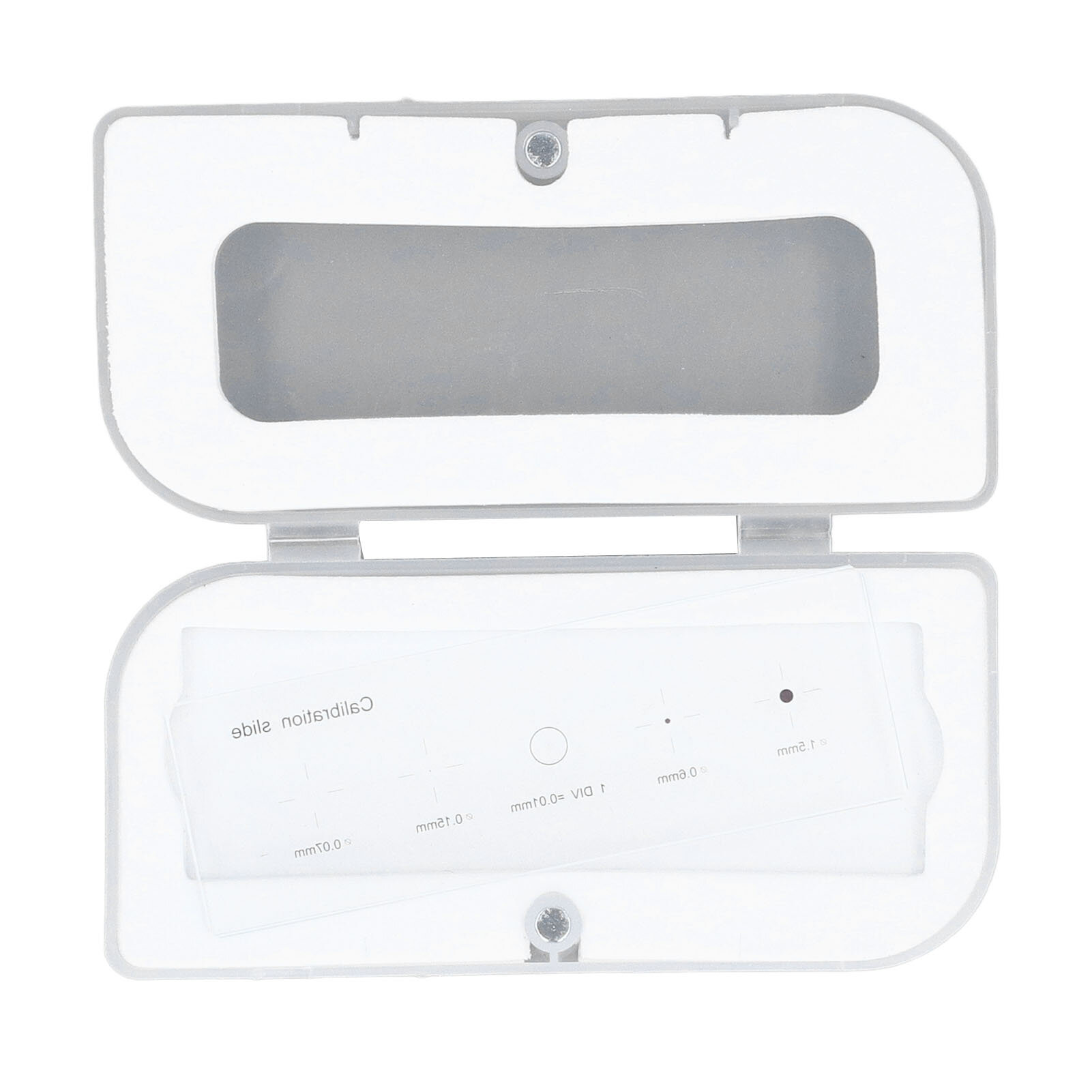 Калибровочная линейка для микроскопа 0,01–1,5 мм SiO2 Точная калибровочная пластина для микроскопа
