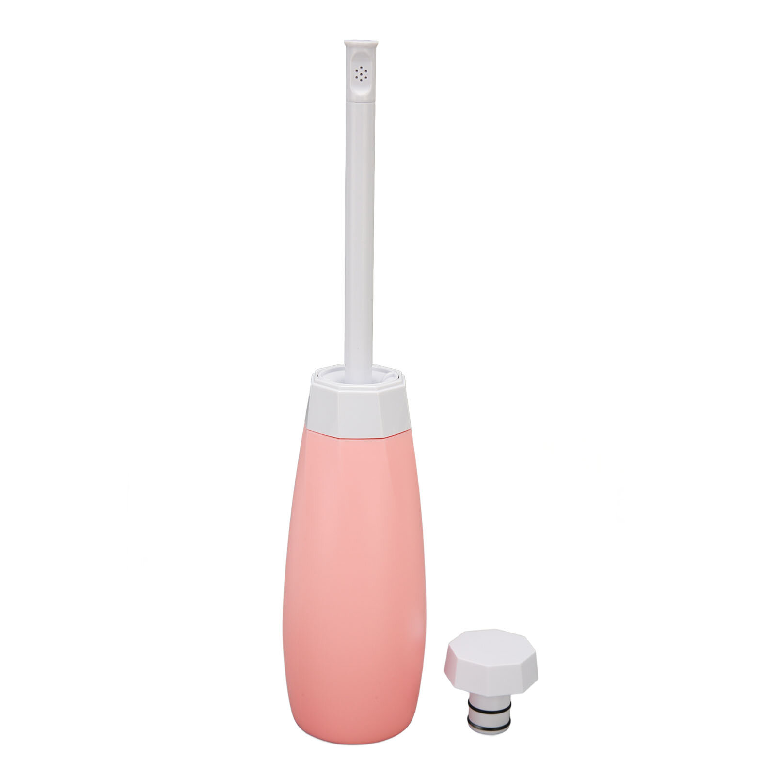 Портативное биде для повседневного использования Биде для путешествий Ручное личное биде для личной гигиены Очистка послеродового ухода 400 мл Розовое с сумкой для хранения