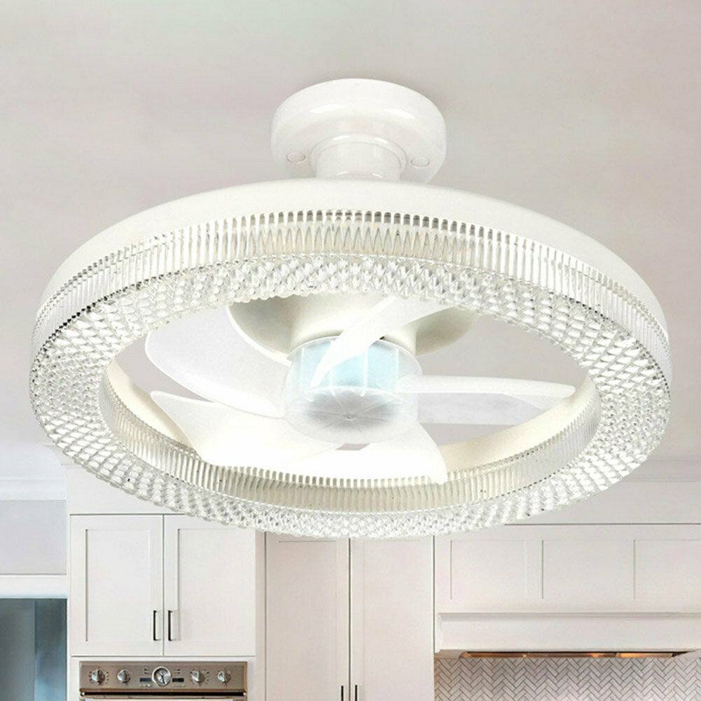 Потолочный вентилятор, RGB-подсветка, пульт ДУ, электронное управление, 3 скорости, 48 Вт