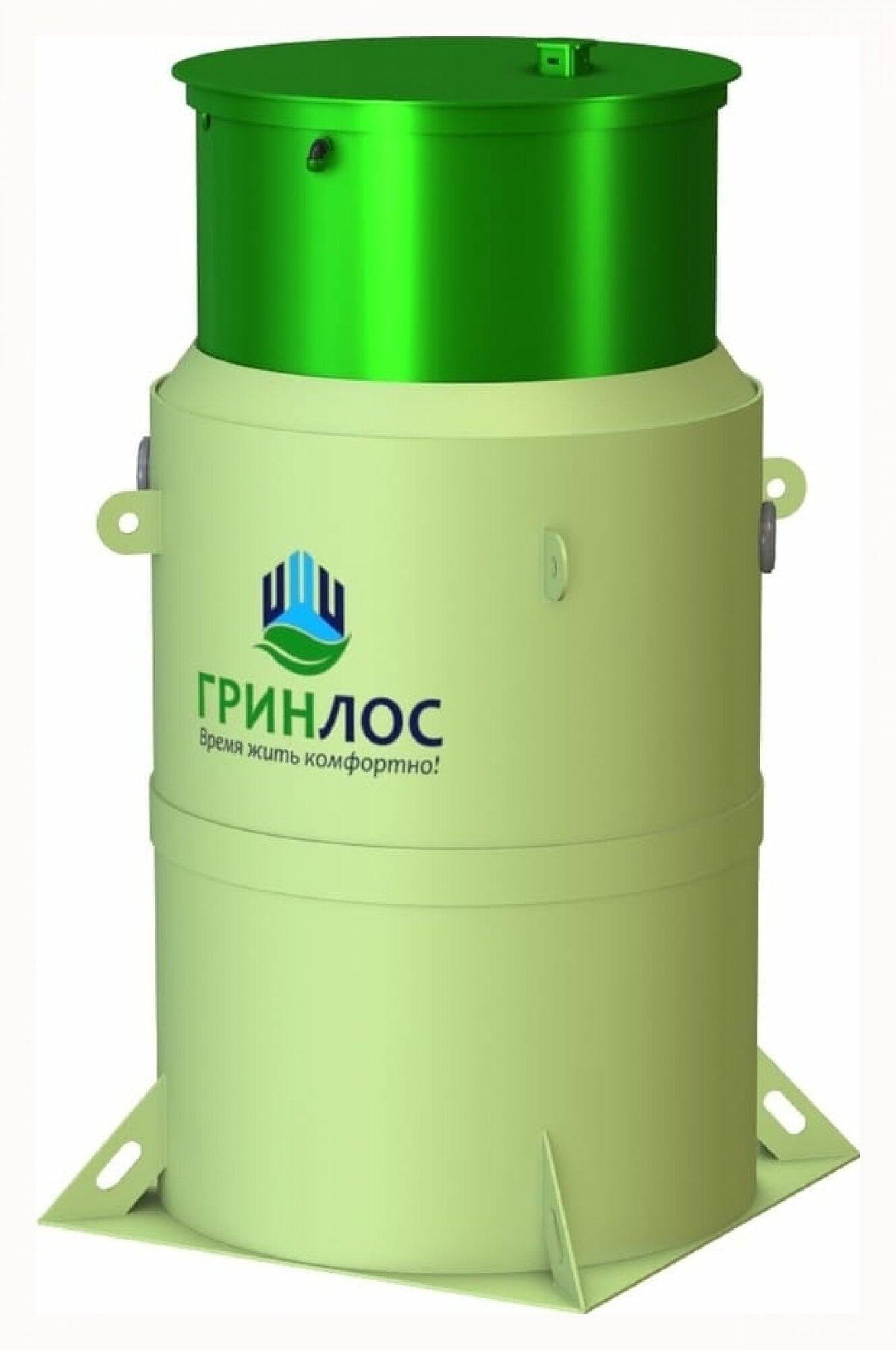 Септик для дома Гринлос Аэро Лайт 8 (1.8 м3/сут, самотечный, на 8 человек)