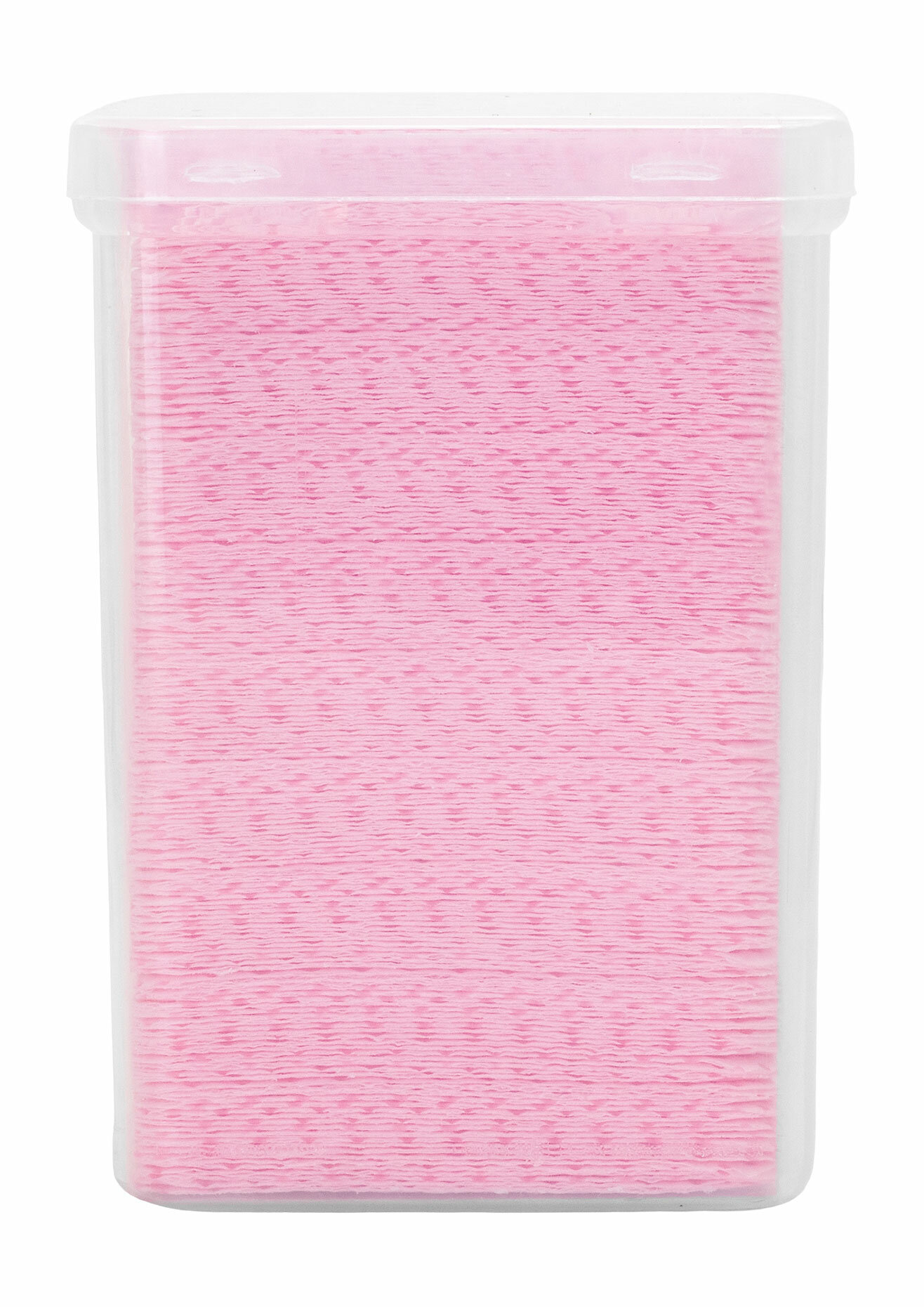 SHINEWELL Пэды для ногтей хлопковые безворсовые розовые, 200 шт.