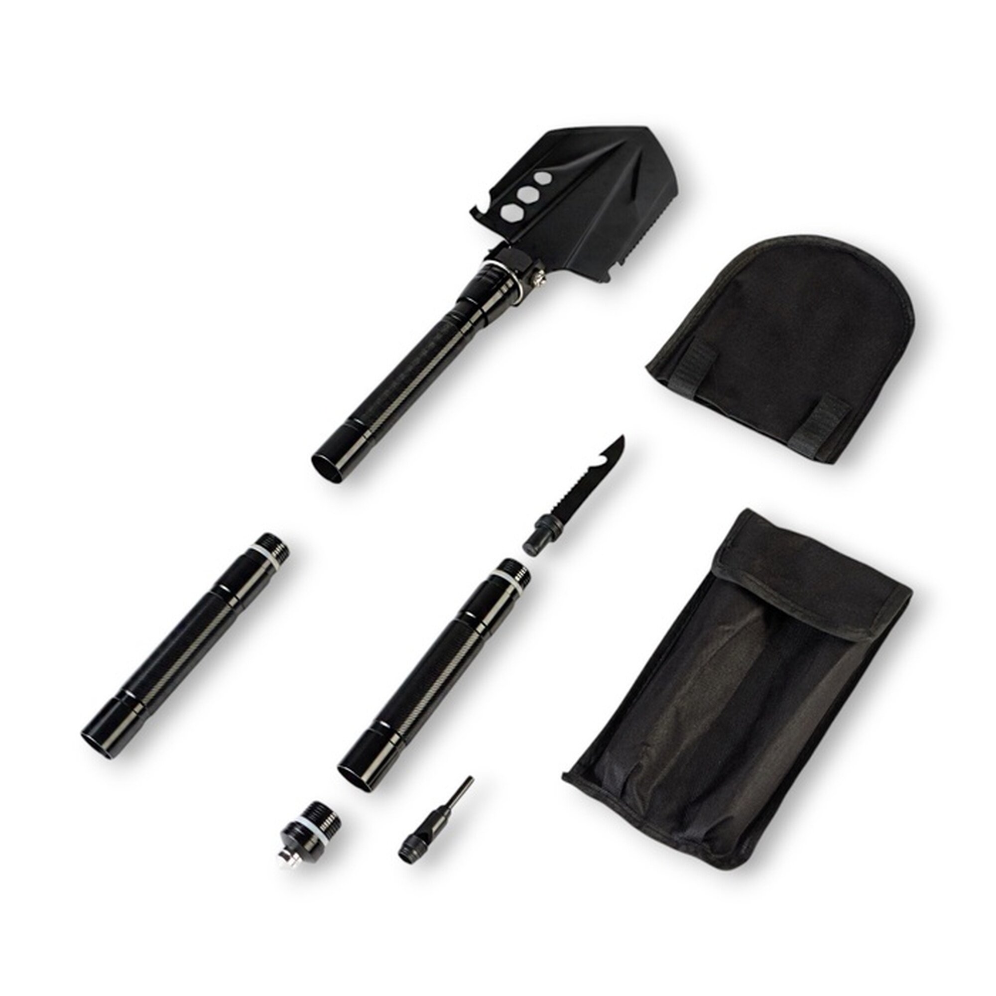 Лопата Denko, многофункциональная, сталь, металл, 67см, в чехле