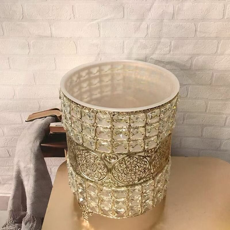 Корзина для мусора Kassatex Crystal Gold