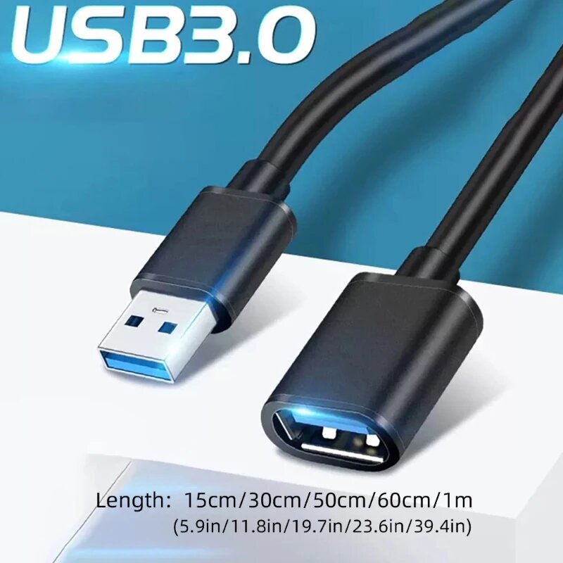 USB 3.0 кабель 60см, 90° Bend down — фото 1