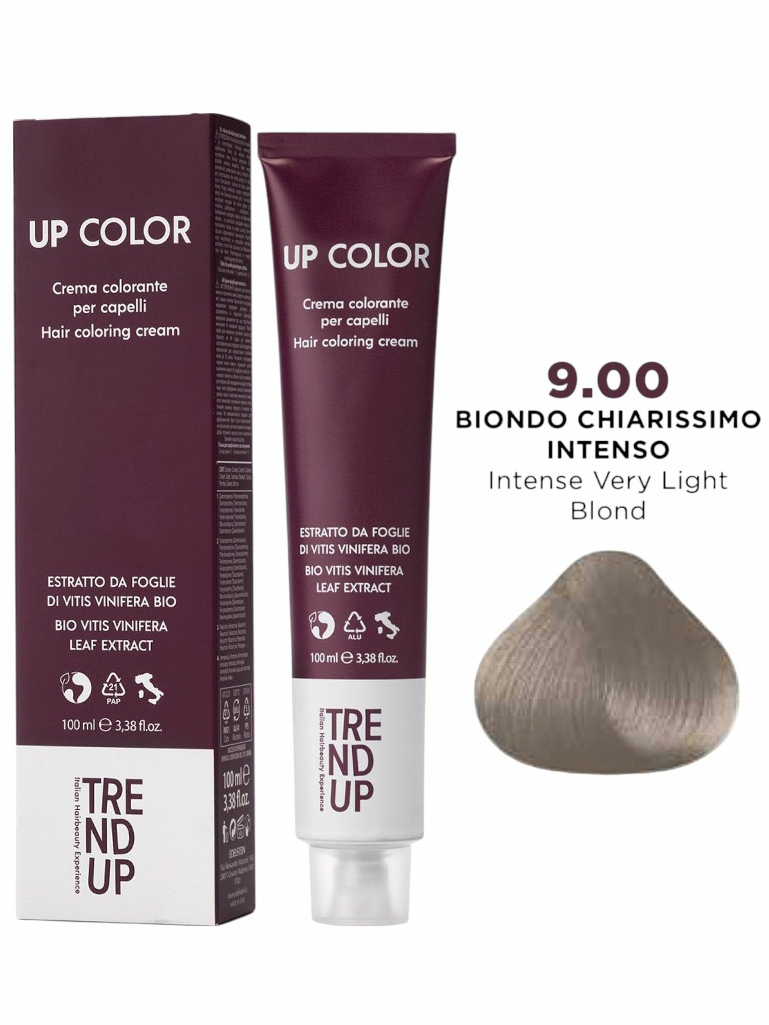 Краска для волос, 9.00 Светлый блондин интенсивный, Профессиональная, TREND UP UP COLOR, 100 мл