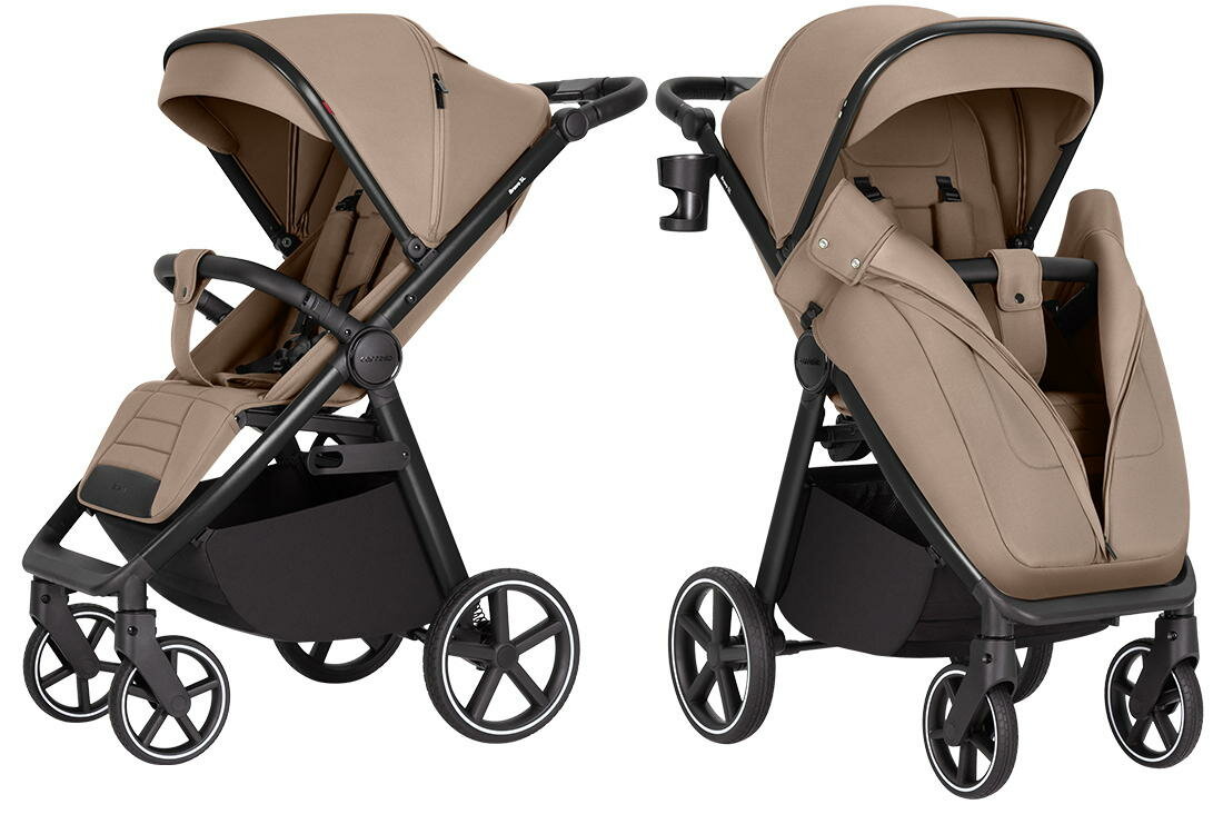 Прогулочная коляска Carrello Bravo SL Black Frame CRL-5520/2025 Velvet Beige