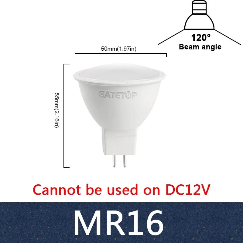 Светодиодные лампы Lampada GU10 Gatetop 10 шт.