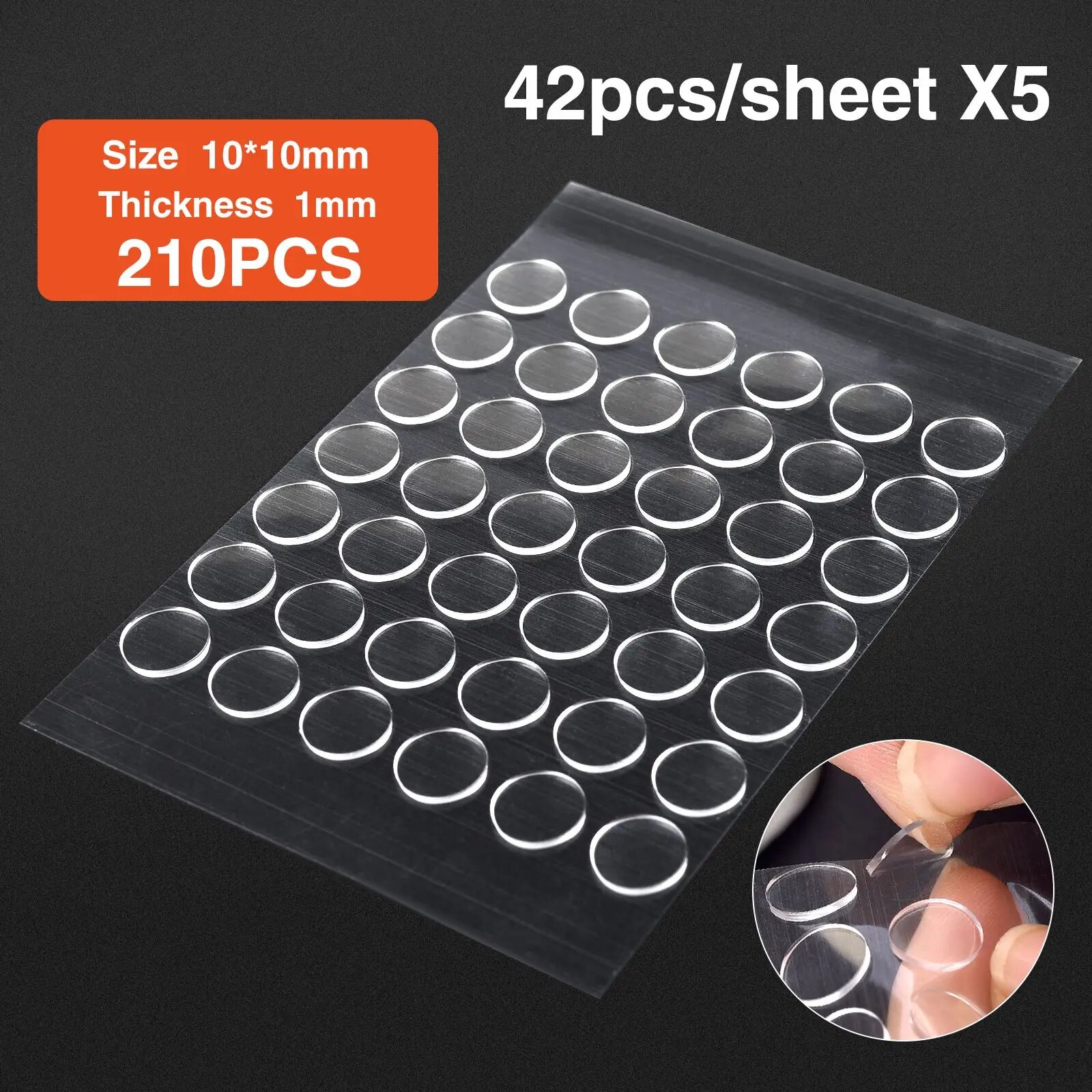 Прозрачная двусторонняя лента для декора воздушных шаров