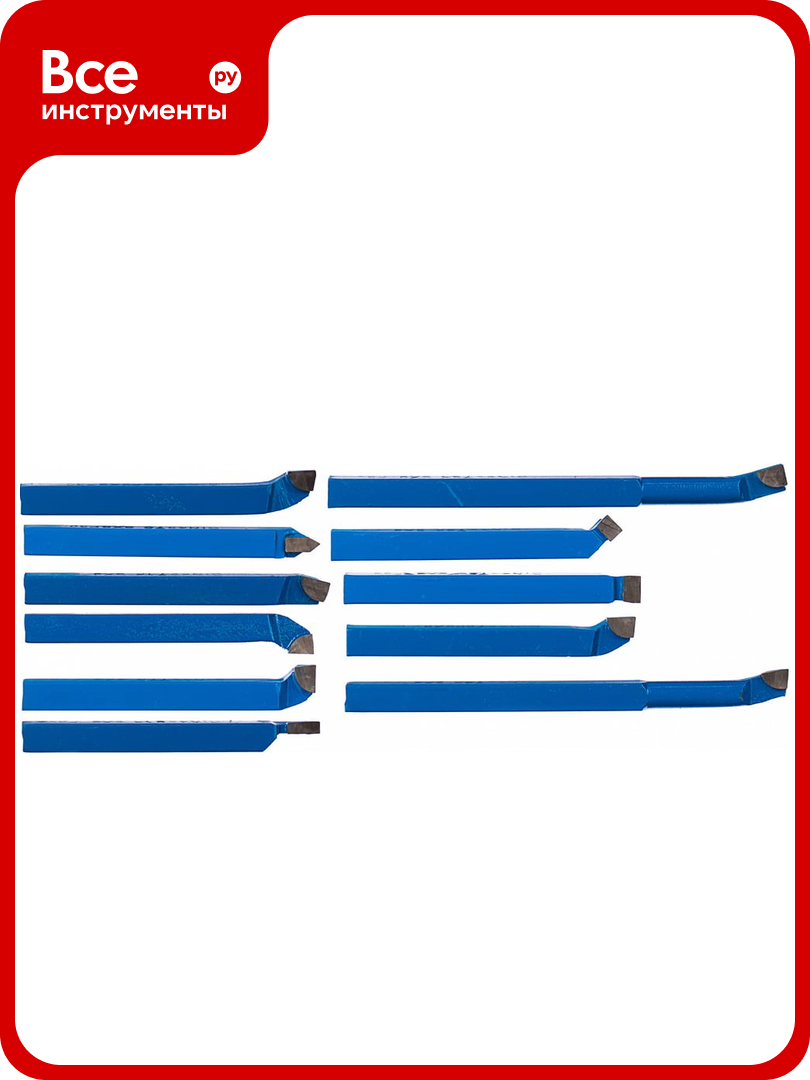 Комплект резцов (11 шт; 8х8 мм) PROMA 25330808 с твердосплавным покрытием