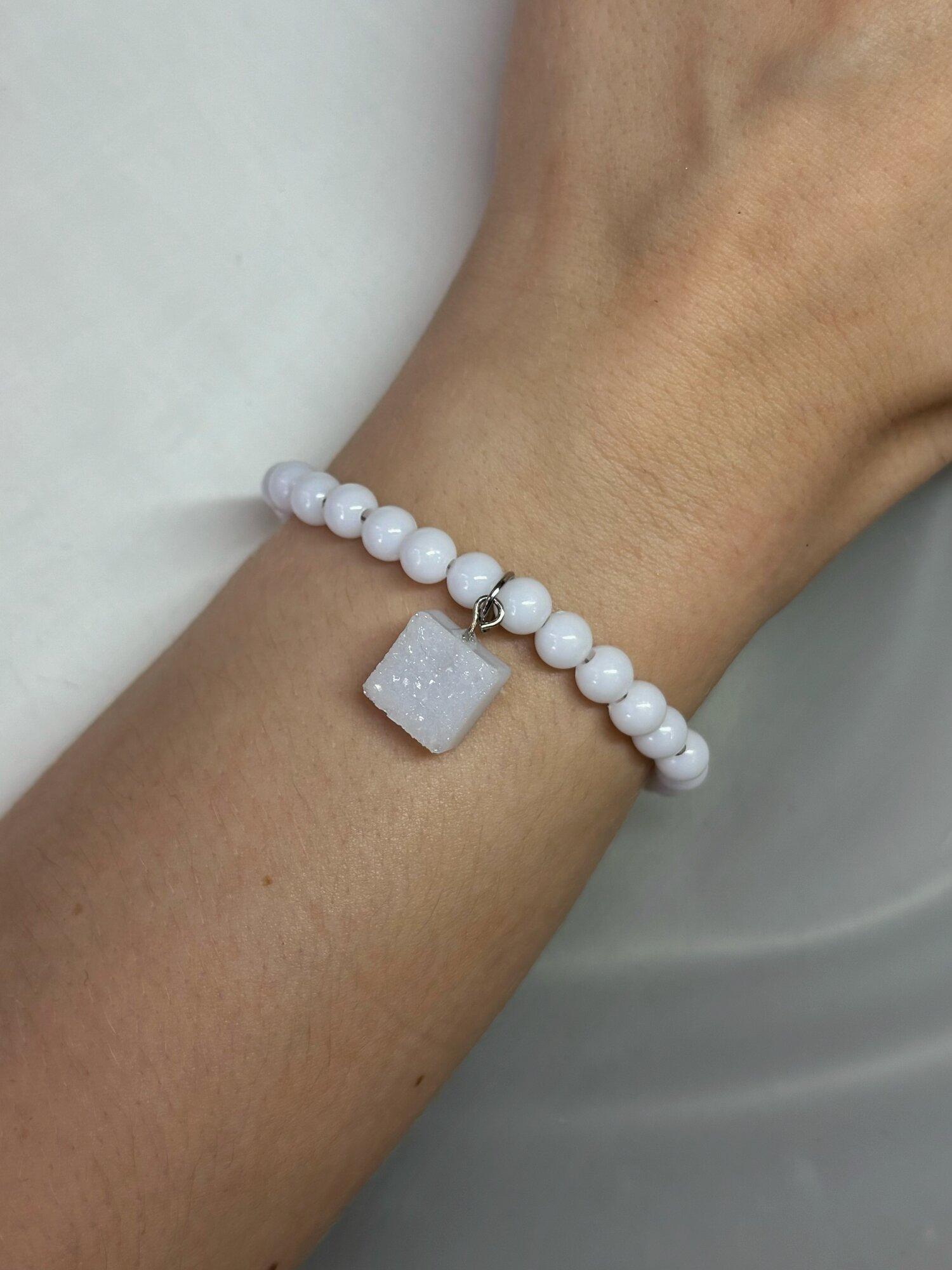 Браслет-цепочка, кристалл