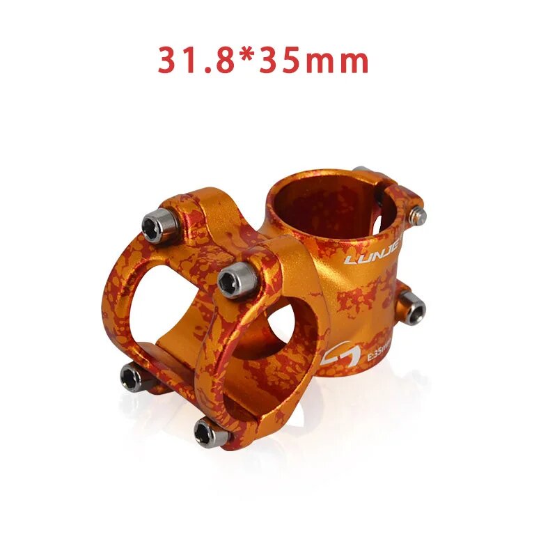 LUNJE Вынос руля MTB 25.4/31.8 мм х 35 мм Redgold 31.8x35mm