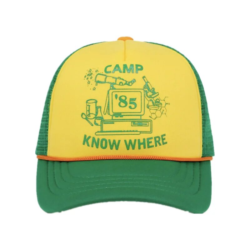 Бейсболка Camp '85 Know Where, зеленый