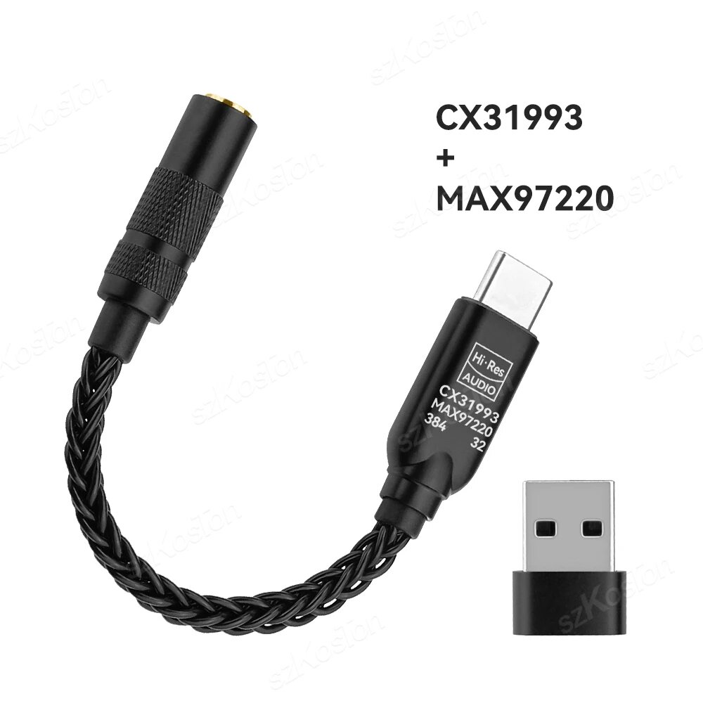 Усилитель для наушников SZKOSTON CX31993 MAX97220 Elegant Black