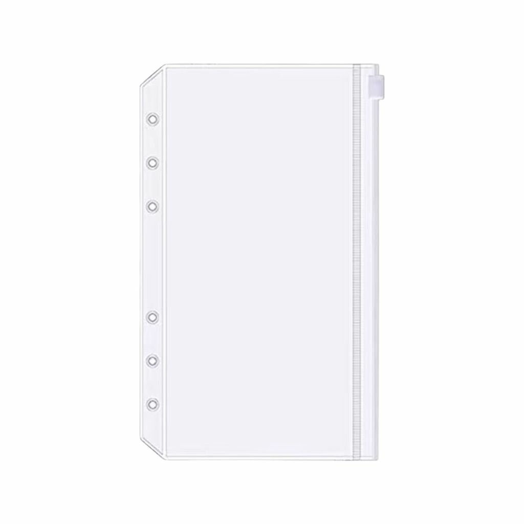 Прозрачный конверт для денег с 6 отверстиями