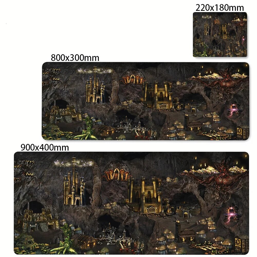 Игровые ноутбуки, коврик для клавиатуры, защитный коврик для стола, коврик для геймера, аниме-герои Might и Magic, аксессуары для ноутбука с 3 картами, коврик для мыши