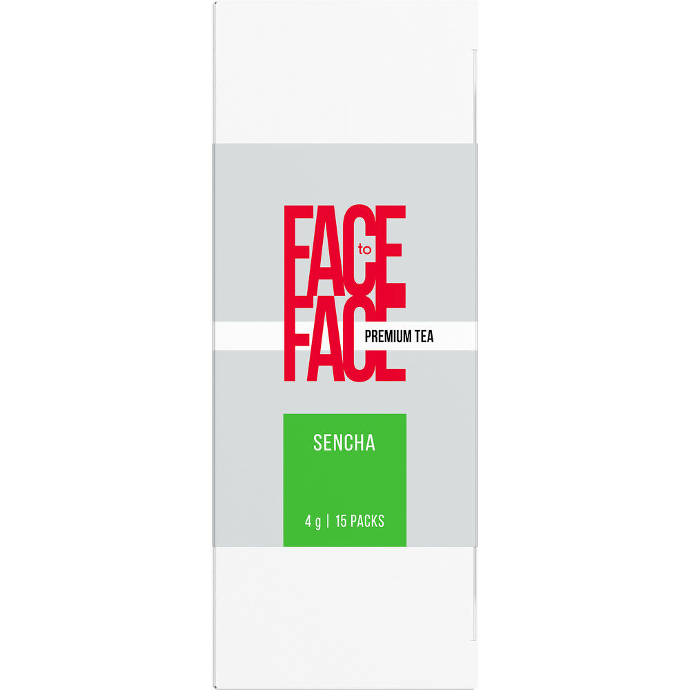 Чай пакетированный Face to Face, Sencha, 15 пакетиков