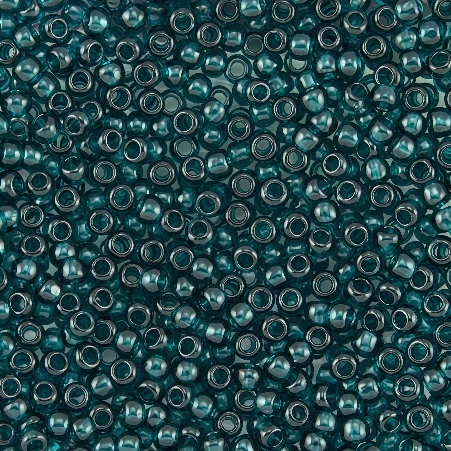 Бисер TOHO круглый, размер 15/0, цвет #7BD (Прозрачный, капри), 10 грамм