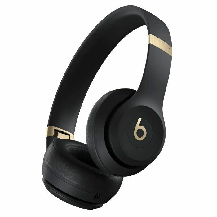 Беспроводные наушники Beats Solo 4 Wireless Headphones Matt Black & Gold