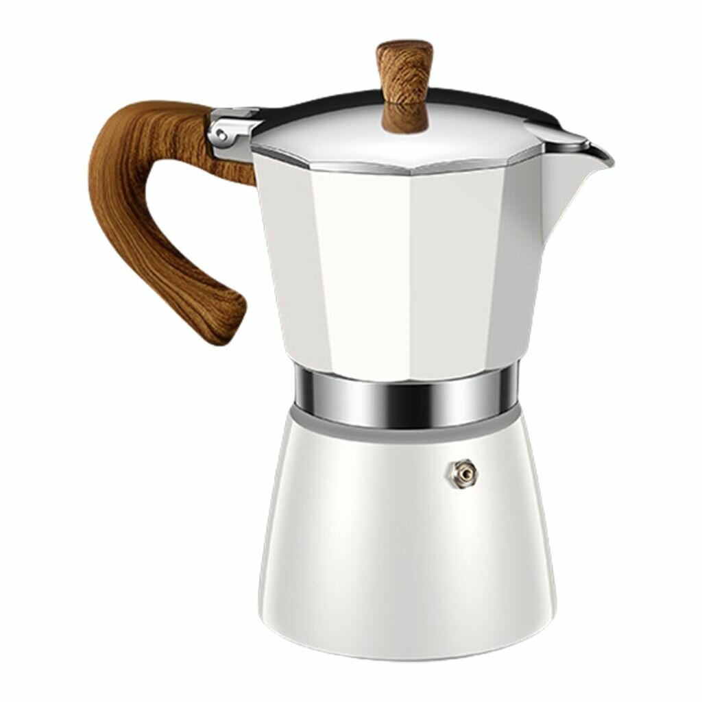 Стальная кофеварка для газовой и электрической плиты