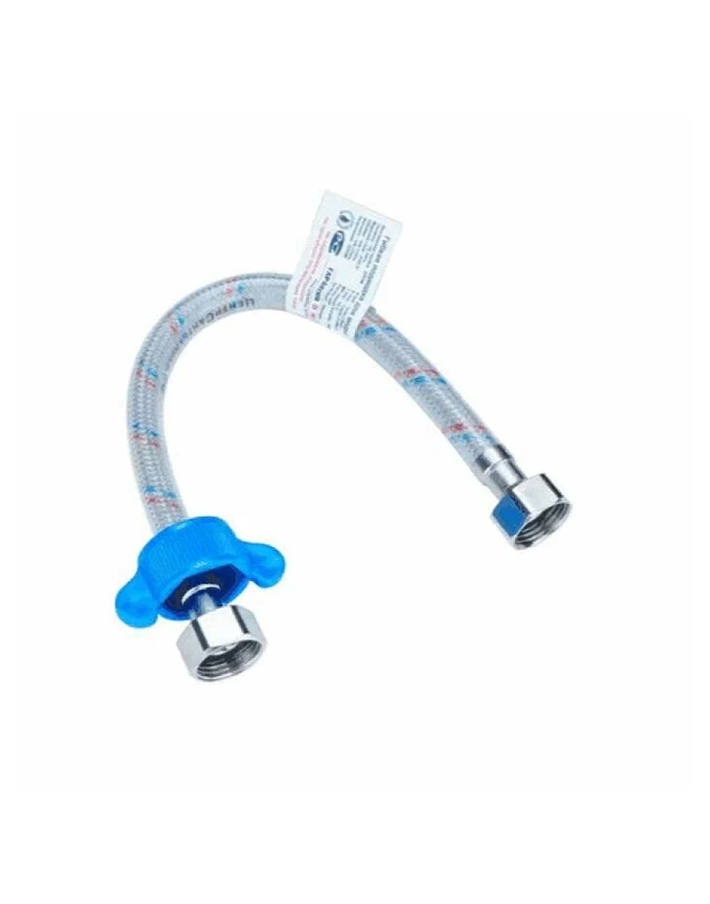 Подводка гибкая для воды нейлоновая оплетка 1/2" г-г L=0.8м Центр Сантехники (Подольск) ГП002022