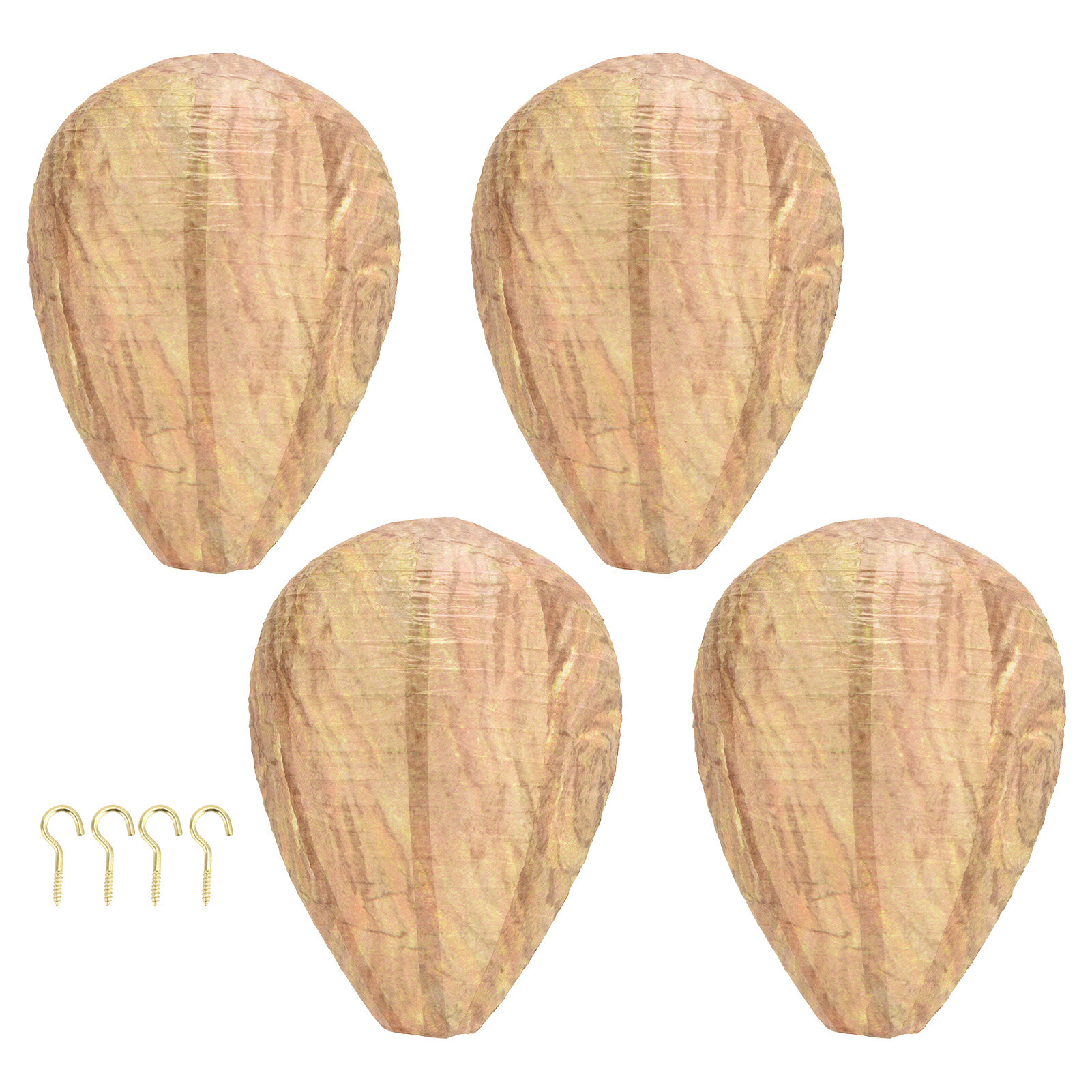 Набор из 4 абажуров в виде бумажных шаров для Праздника середины осени, подвесные абажуры для свадеб, дней рождения, вечеринок и праздников.