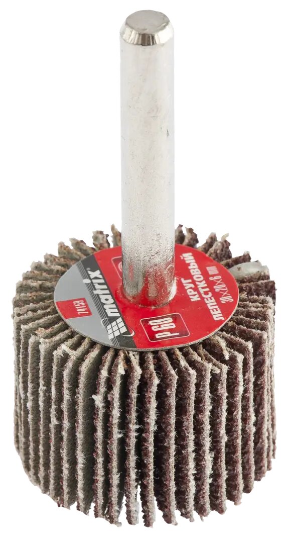 Круг лепестковый радиальный КЛО Matrix 74159 P60 30x6x20 мм