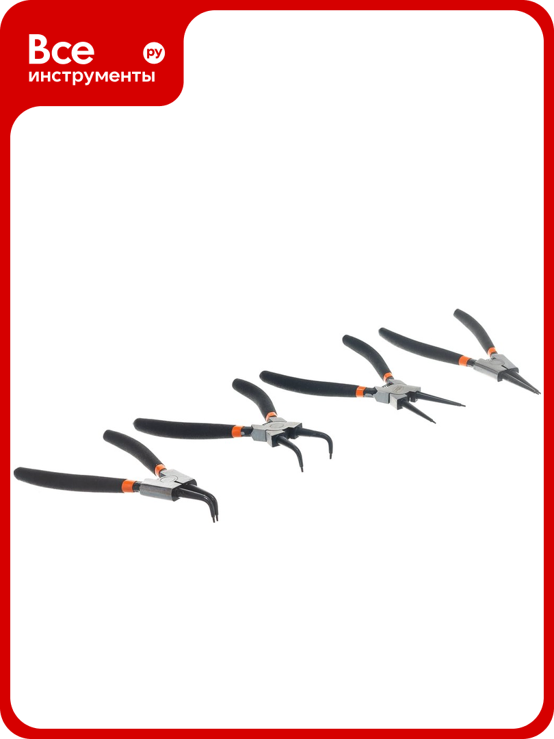 Набор съемников стопорных колец AV Steel 170 4 шт, для использования в автомобильном ремонте