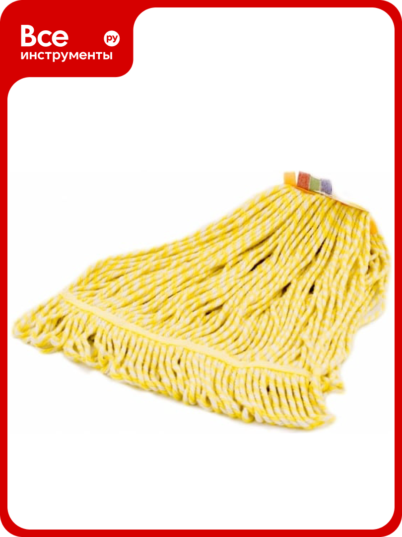 МОП кентукки A-VM антижир 350 г KN1053, прочного материала, зажим Кентукки, материал насадки хлопок‑вискоза‑полиэстер