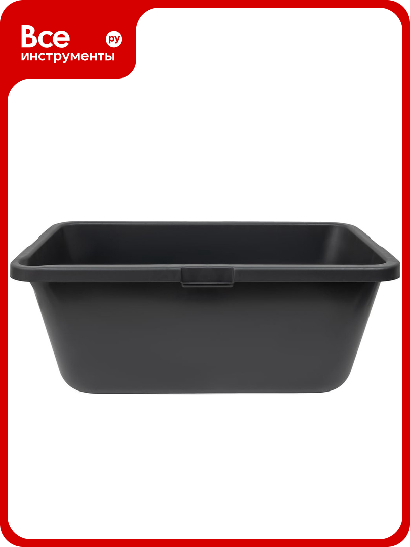 Строительный прямоугольный таз 60 литров ударопрочный Gigant G-07-09-11, из ударопрочного, и сыпучих материалов