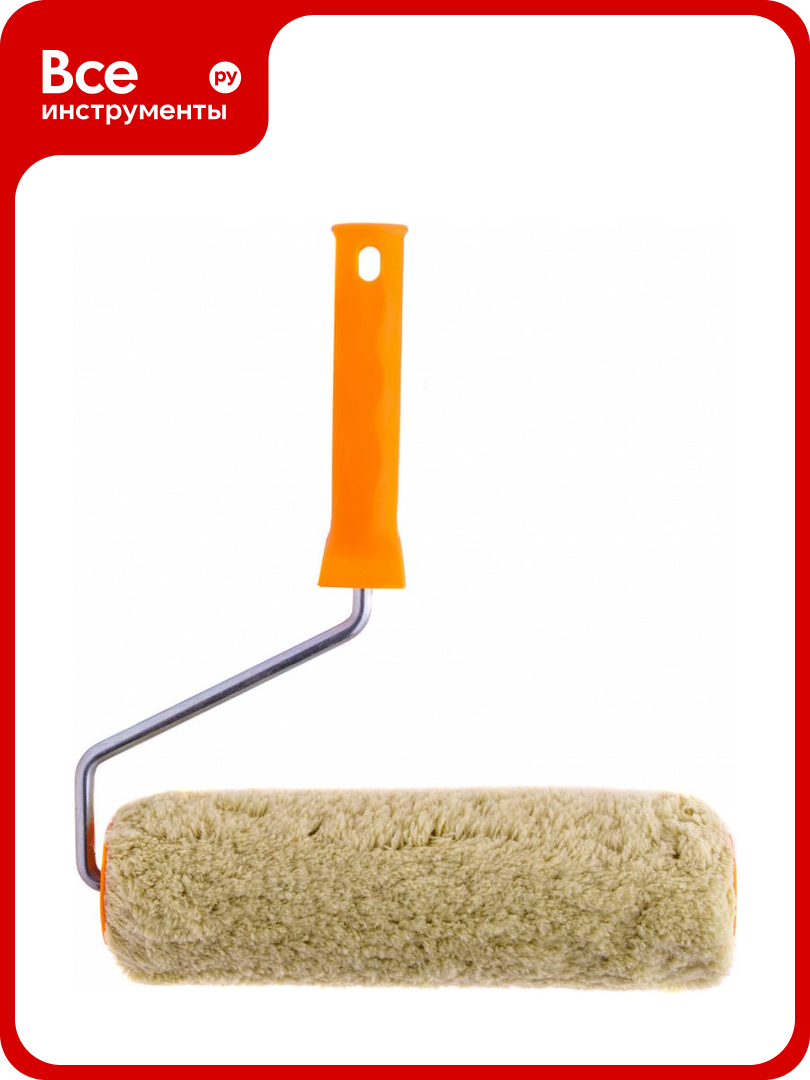 Валик 250мм, ворс 18мм, D 48мм, D ручки 8мм СИБРТЕХ Фасадные работы 80175, 250 х 48 мм, из полиакрила