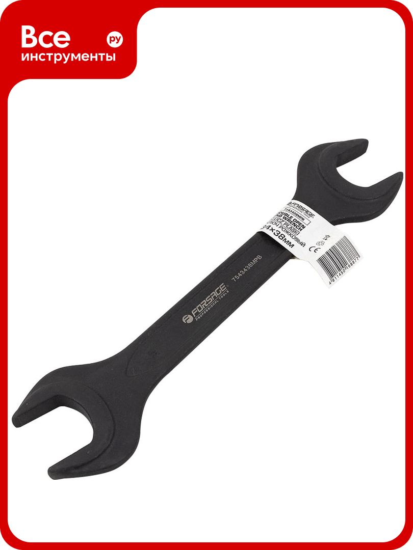 Ключ рожковый Forsage 34х38мм F-7543438MPB(62277)