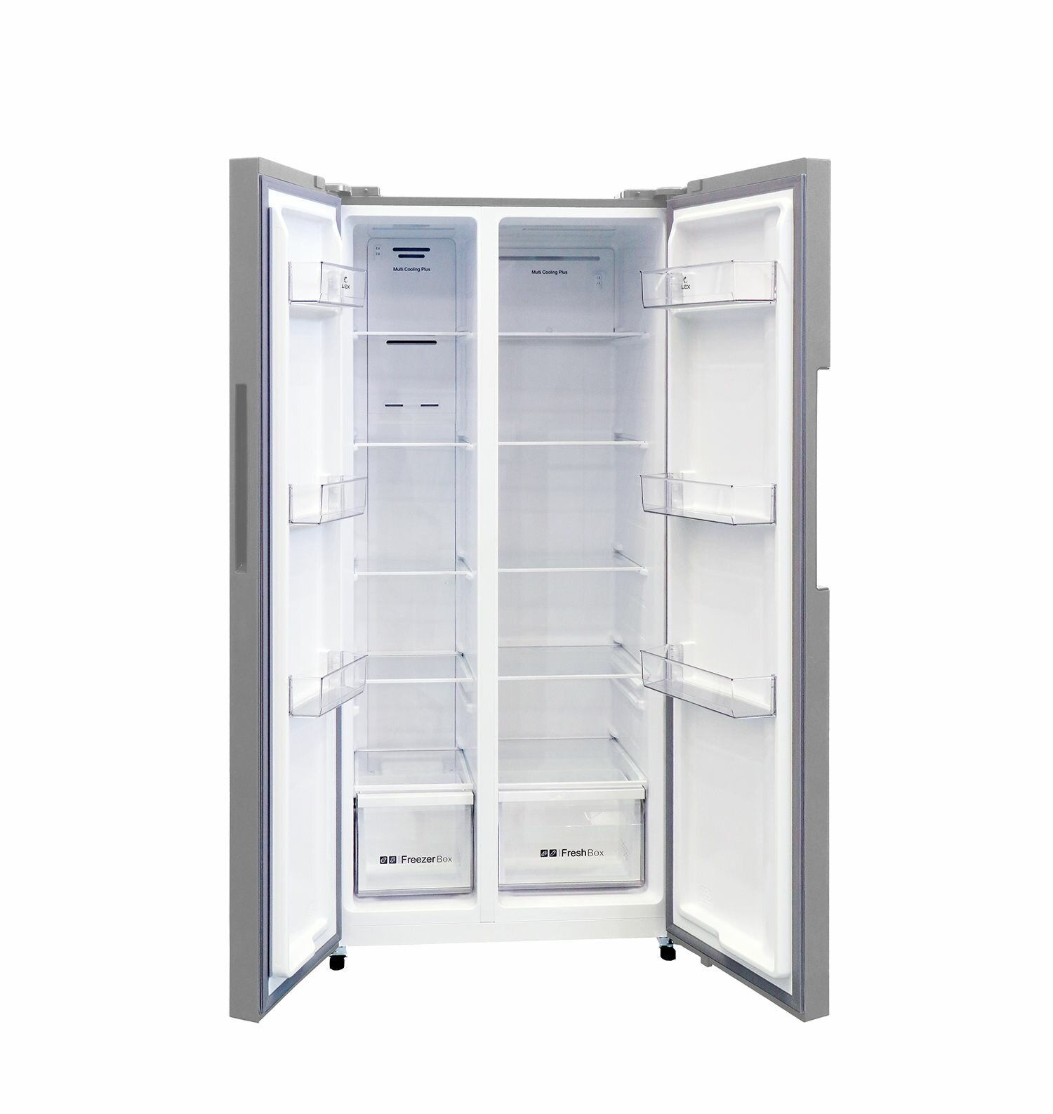 Холодильник LEX "LSB520DsID", 520 л, инверторный компрессор, серебристый