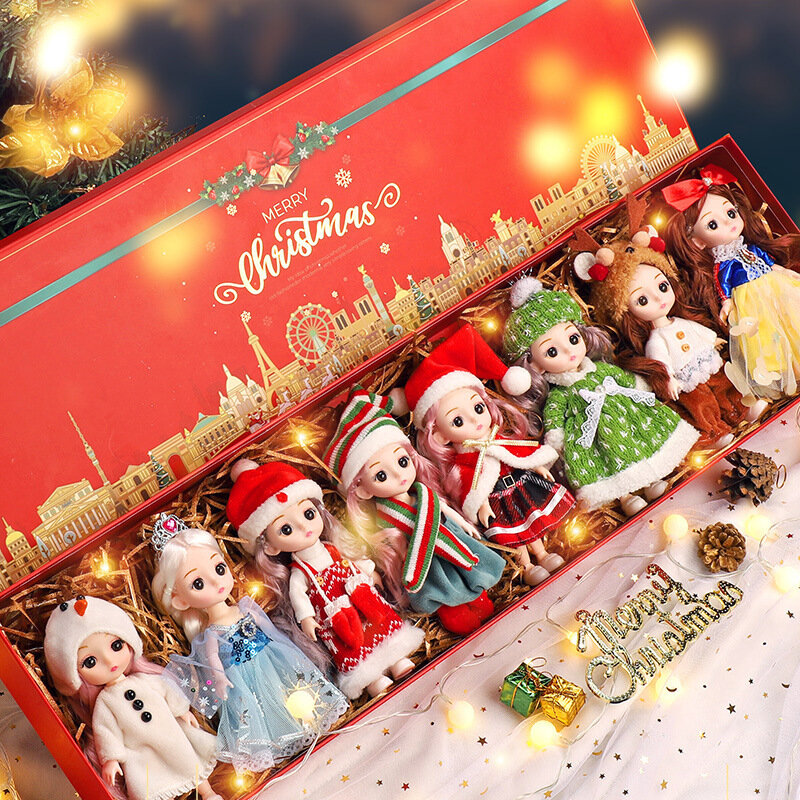 Модель кукольного костюма, подарочный набор изящных маленьких принцесс с подарками на Рождество