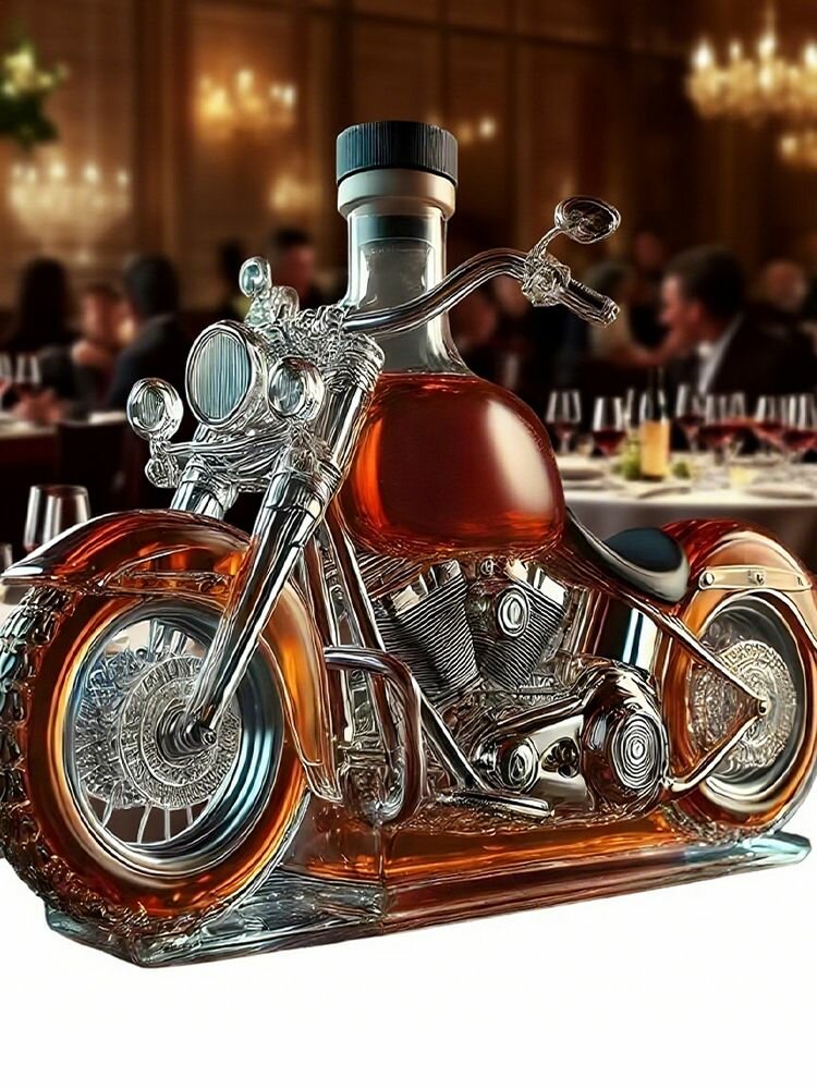 Мотоцикл бутылка бутылки с ликером ликера , Декантер
