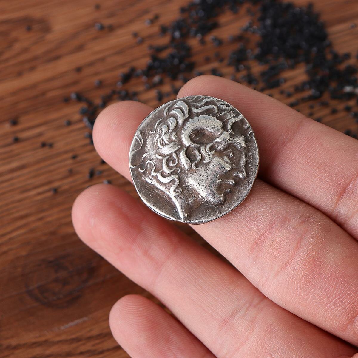 336-323 гг. до н. э. Посеребренная драхма Редкие Древние Греческие Монеты Александра III Великого