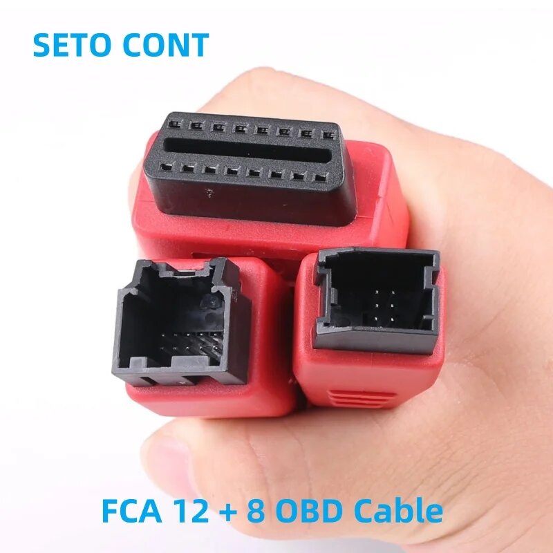 Кабель OBD FCA 12 + 8 Адаптер OBDII для Chrysler JE-EP Dodge с модулем SGW на диагностических инструментах MaxiSys IM608 X431 OBDSTAR OBD2
