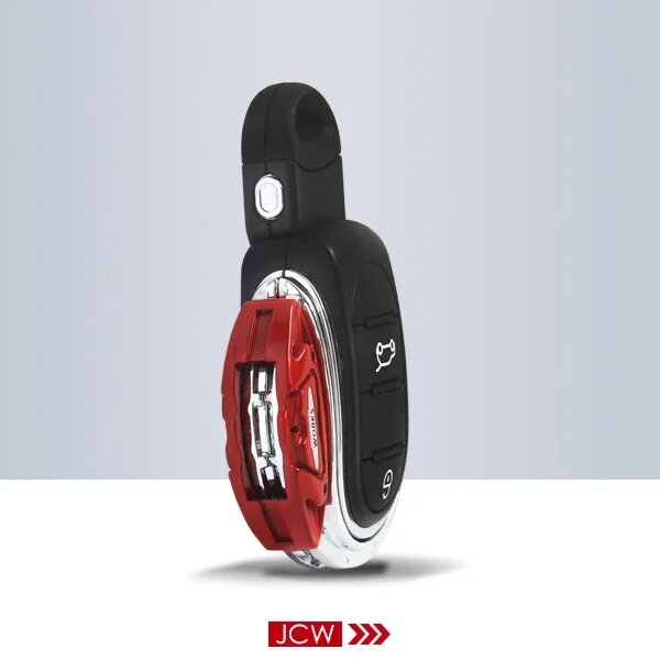 Умный металлический ключ GP JCW, тормозной диск, брелок для ключей, оболочка для MINI Cooper 3rd Gen F55 F56 F57 F54 Gen2 F60 Countryman JCW Red