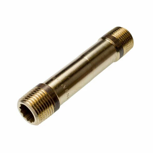 Бочонок (ниппель удлиненный) Sanha PURAFIT, бронза, 1/2"x40 мм