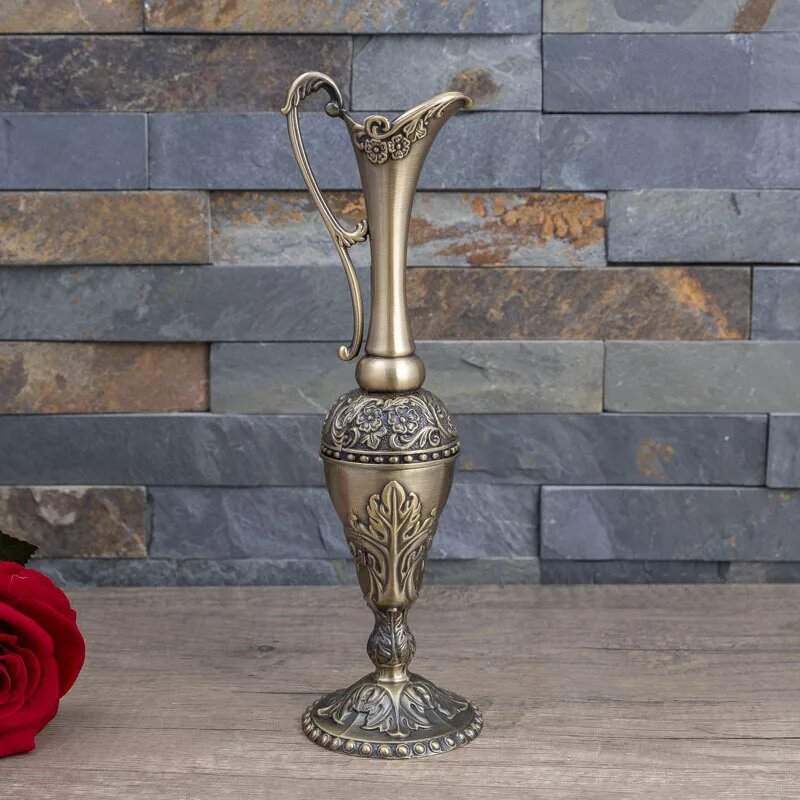 Металлические вазы theuphela, набор из 1 шт, бронза/золото, 25,5 см, bronze