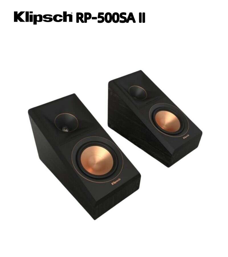 Светоотражающий высококачественный динамик Dolby Atmos Klipsch RP-500SA II черный